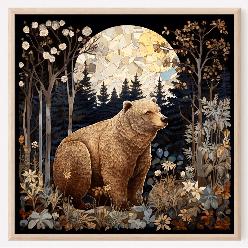 Bear Art - Etsy