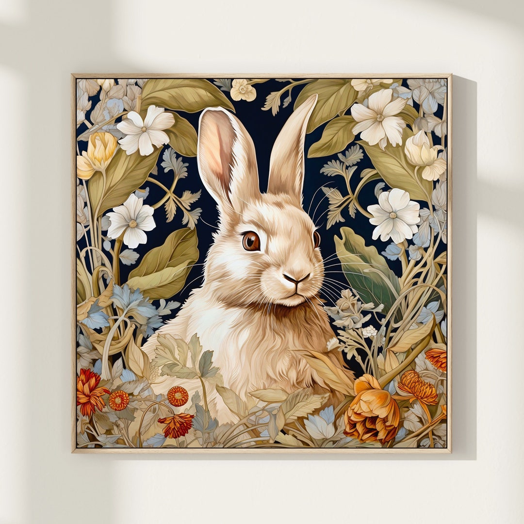 Bunny Art Print, Rabbit Print, Animal Print, Bunny Decor, Rabbit Lover ...