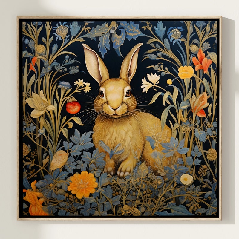 Rabbit Art Print - Etsy