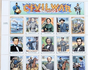 20 Stamps Civil War - Etsy