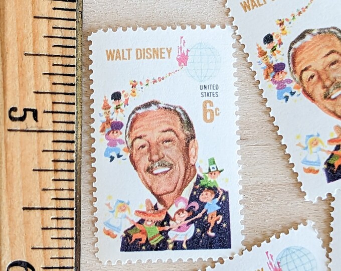 10 Walt Disney Postage Stamps, 6 Cent 1968 Unused Postage Stamps - Etsy