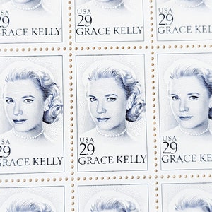 Sheet of 50 Grace Kelly Postage Stamps, 1992, 29 Cent Stamps, Unused ...