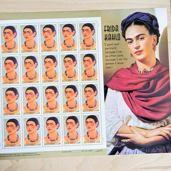 Frida Rubber Stamp - Etsy