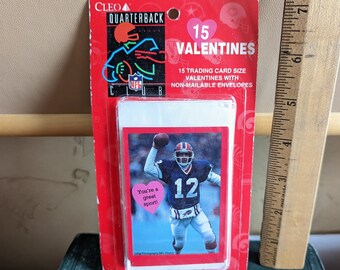 Nfl Valentines Card - Etsy
