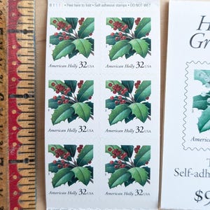 Booklet of 30 Holiday Greetings US Postage Stamps, 32 Cent Stamps ...