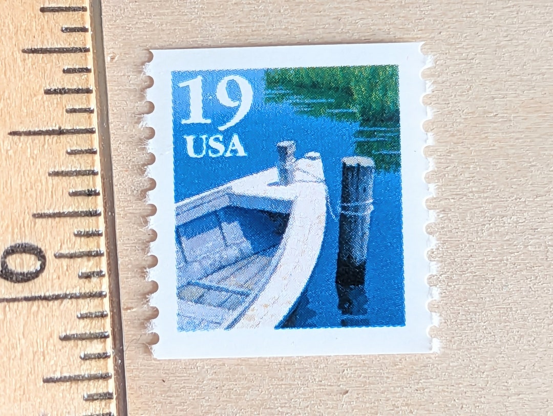 10 Fishing Boat Stamps, 1991 Unused Postage Stamps, 19 Cent Stamps ...