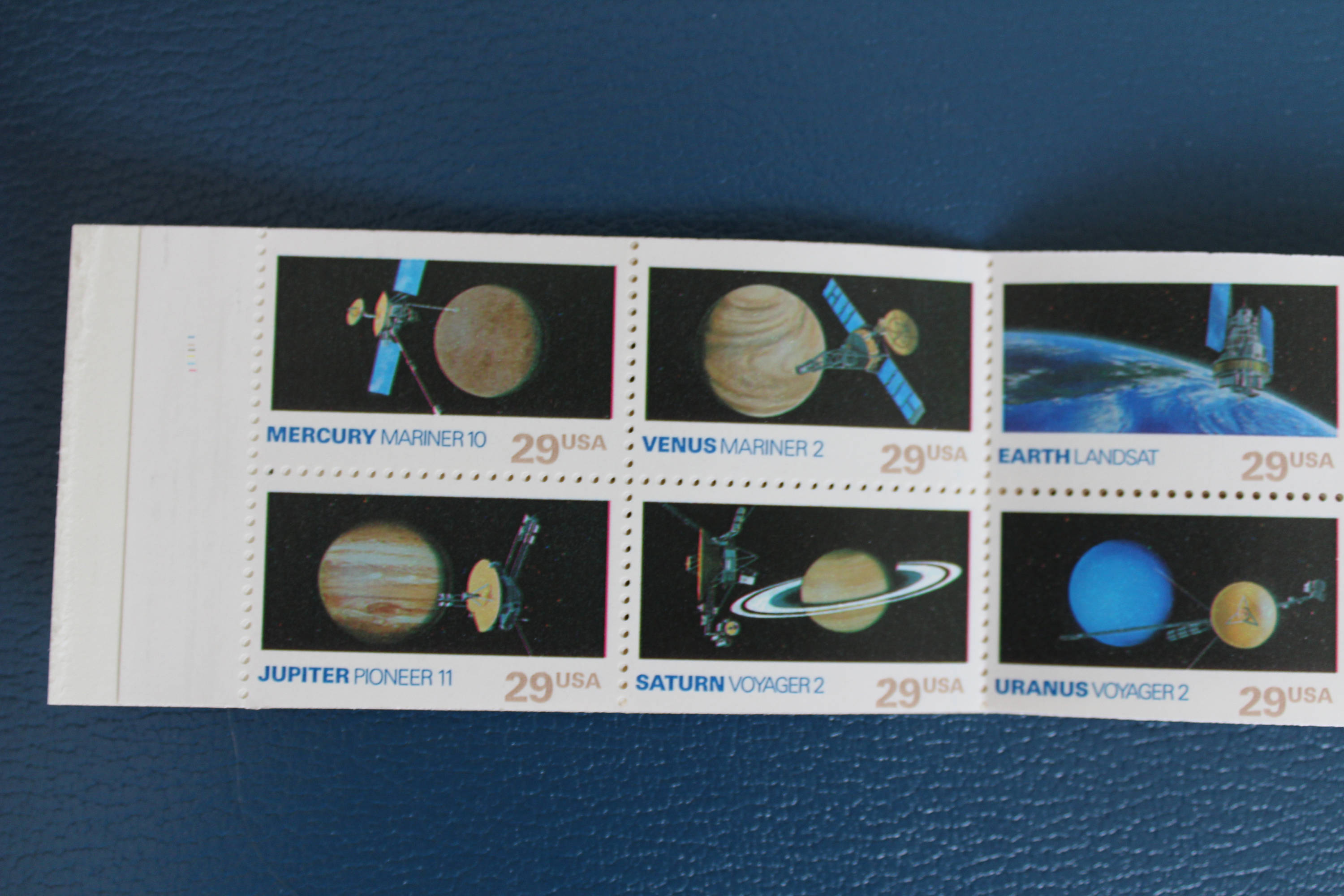 1992 Booklet of Twenty 29 Cent Space Exploration Stamps | Etsy