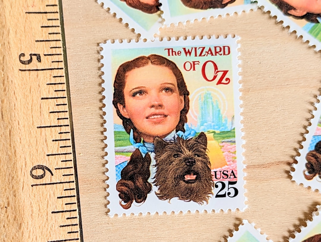 10 the Wizard of Oz Stamps, Vintage Unused USPS 25 Cent Postage Stamps ...