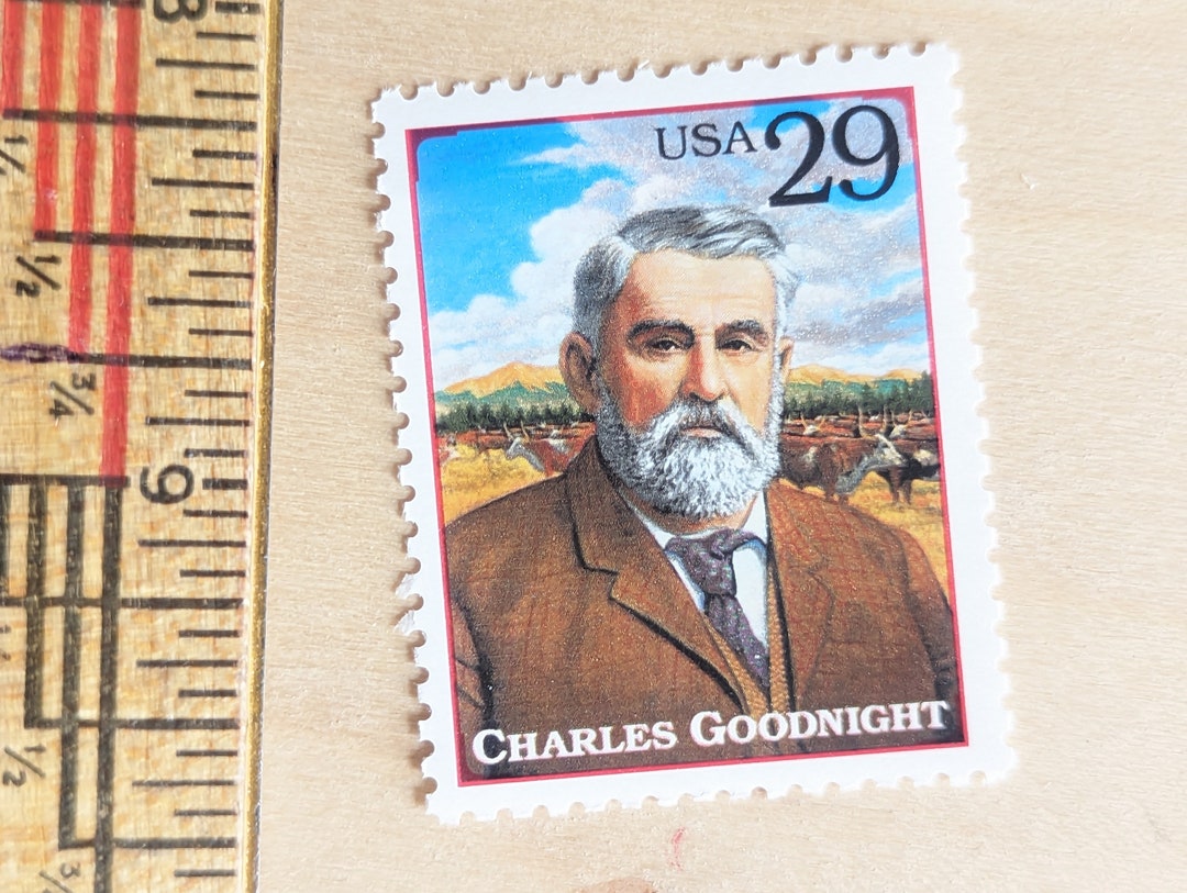 5 Charles Goodnight Stamps, 1994 Unused Postage Stamps, 29 Cent Stamps ...
