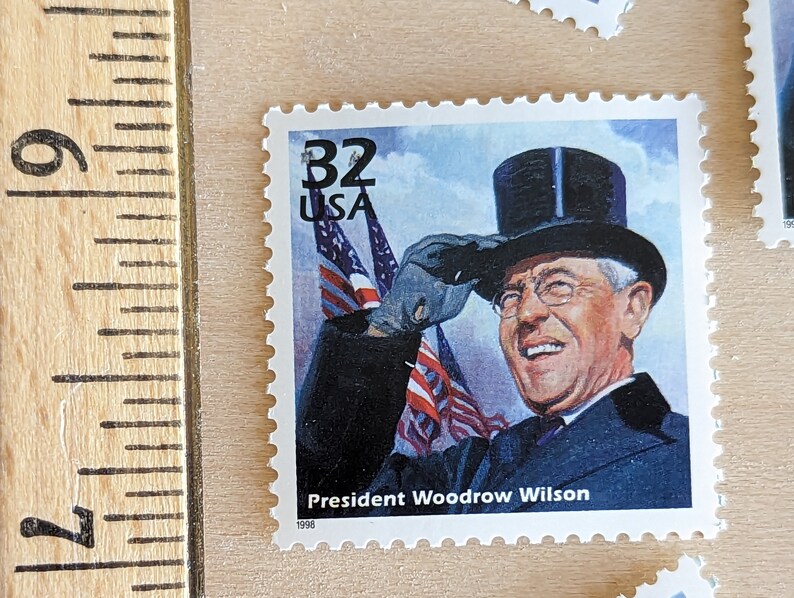 5 Woodrow Wilson, 32 Cent, 1998, 1910s Celebrate the Century, Unused ...