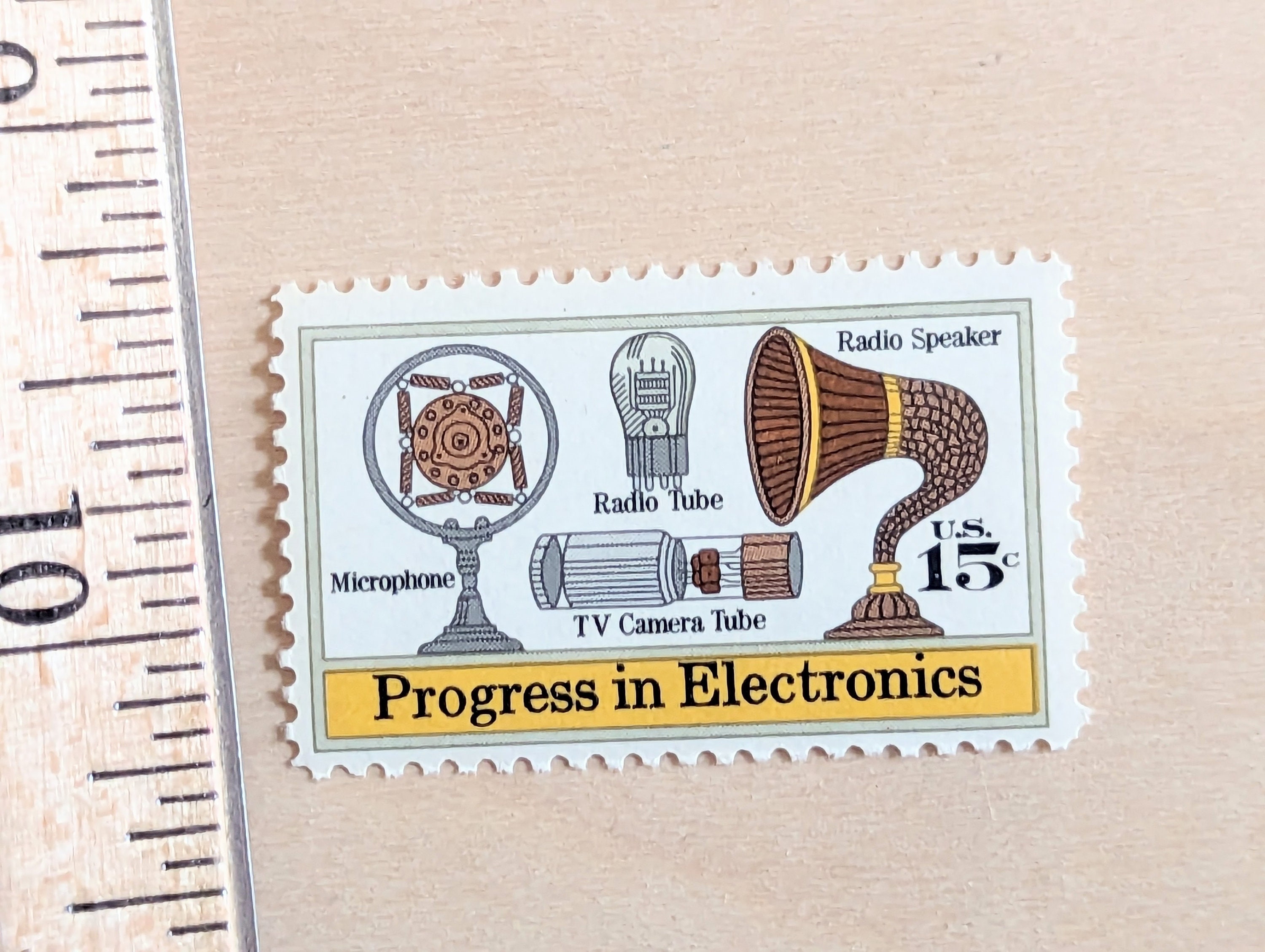 Set of 10 Progress in Electronics Stamps, 1973 Unused Postage Stamps ...