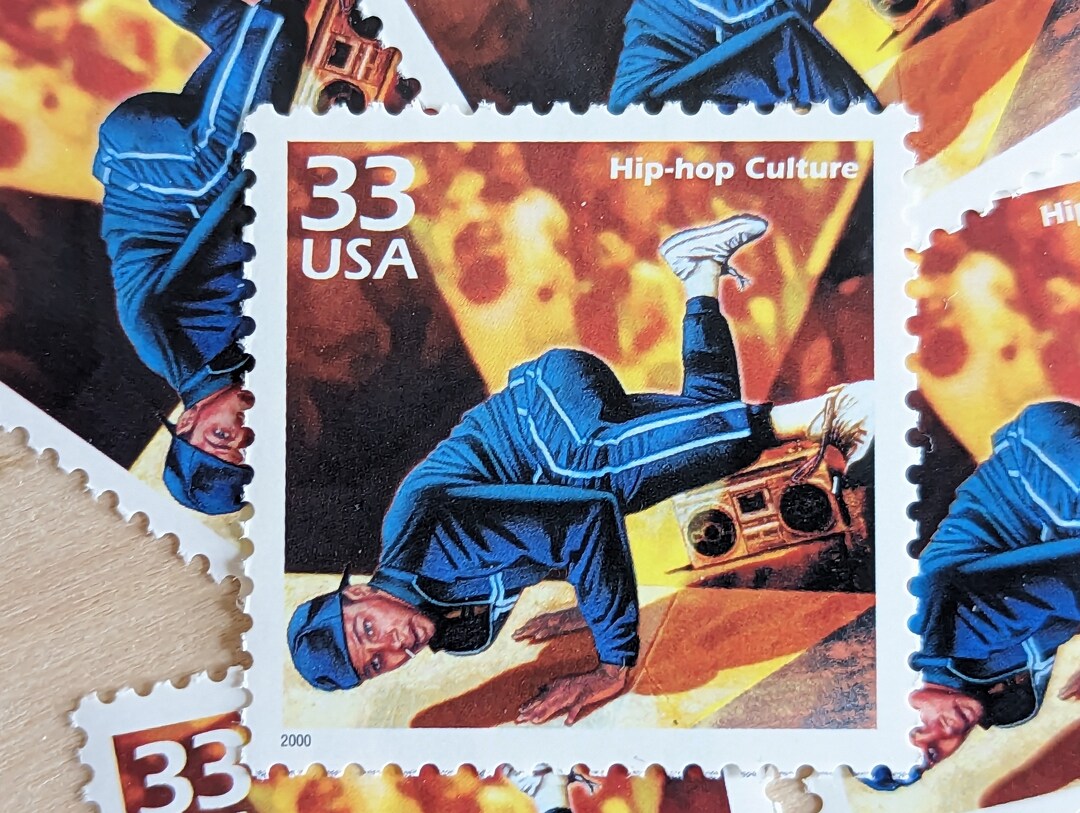 5 Hip-hop Culture Stamps 33 Cent 1998 1980s Celebrate the - Etsy