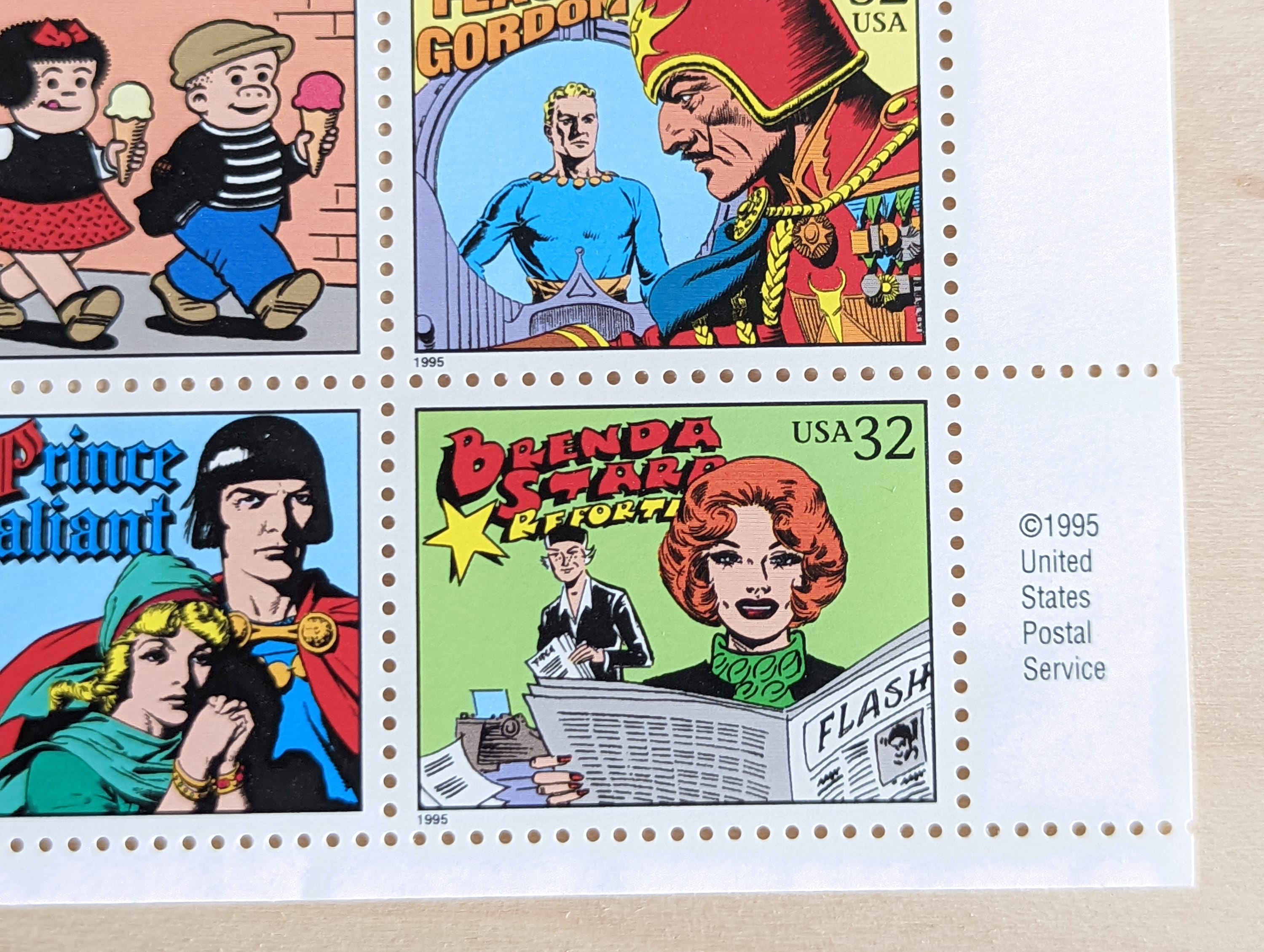 Comic Strip Classics Stamp Sheet of 20 Stamps 1995 32 Cent - Etsy Canada