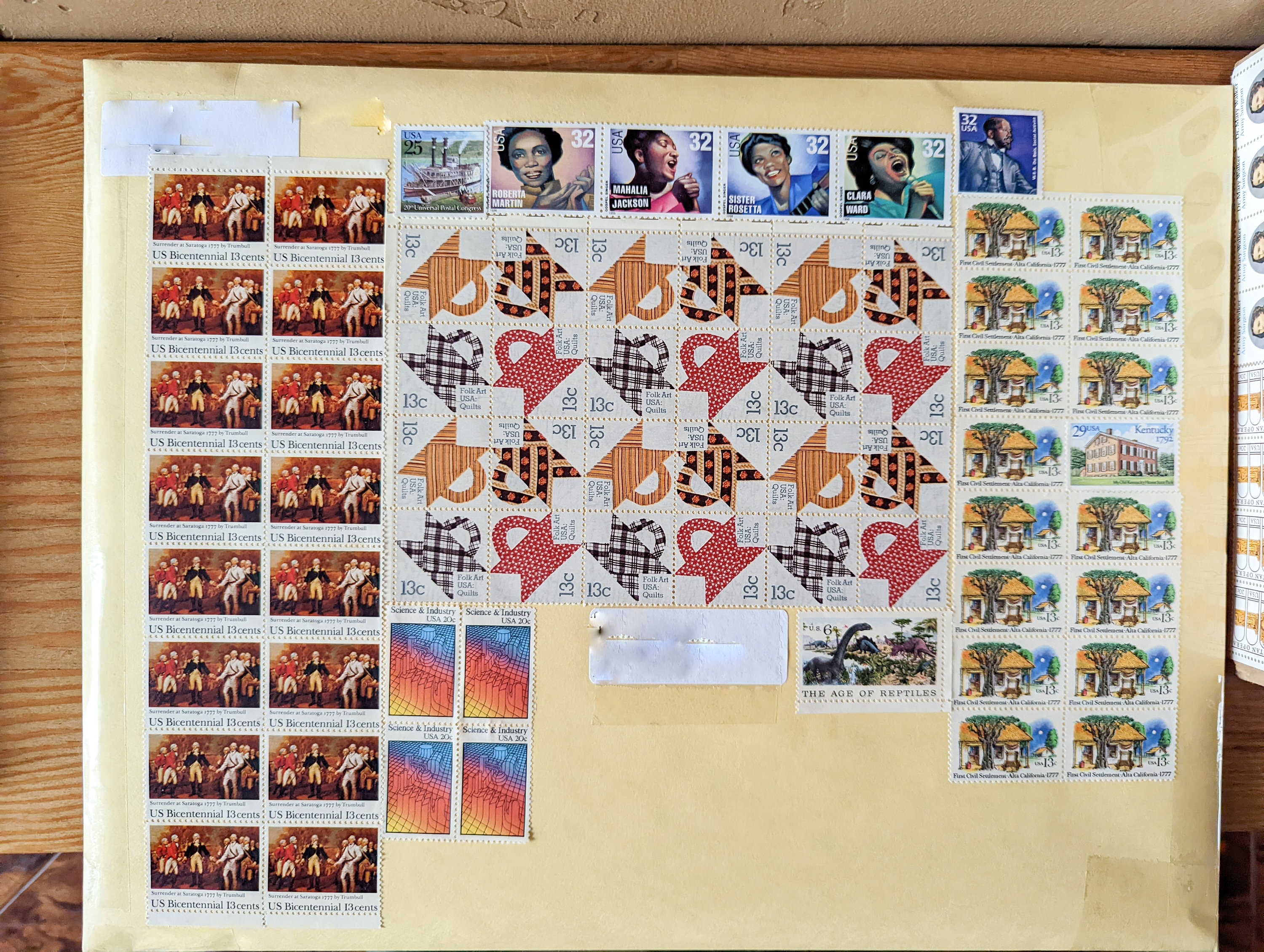 Elvis Stamp Sheet, 40 Stamps, 29 Cent Unused US Postage Stamps, 1992 ...
