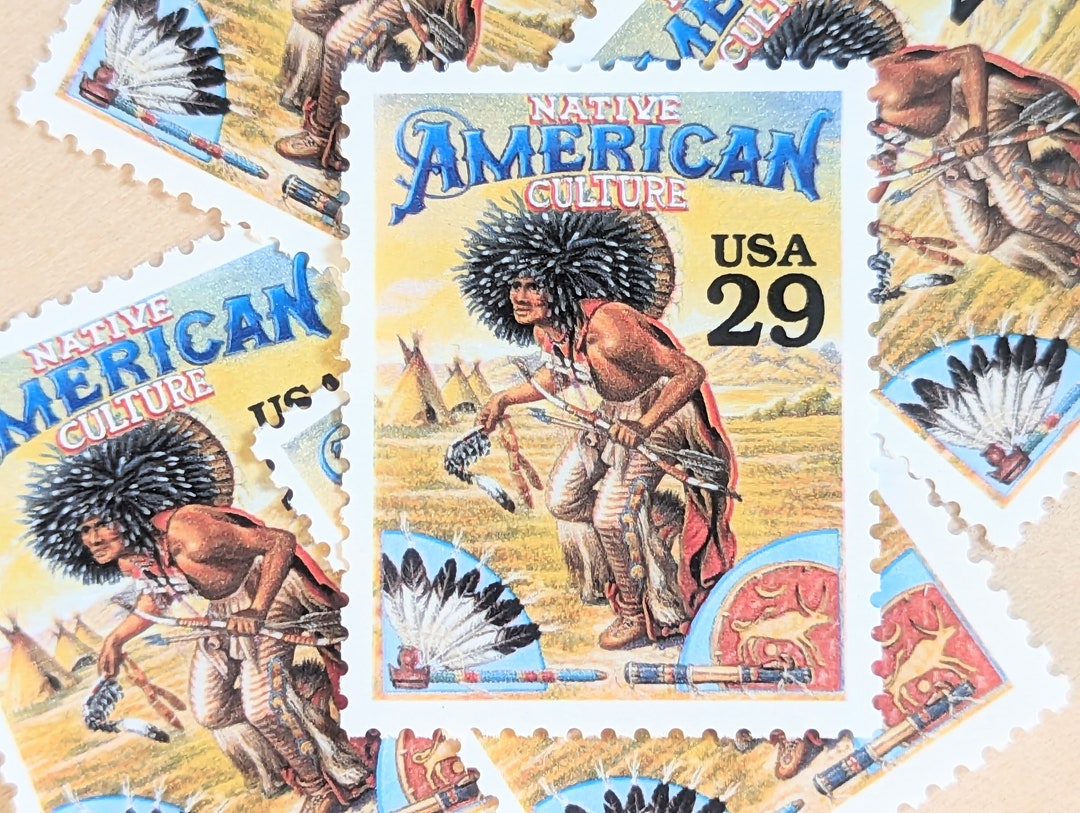 5 Native American Culture Stamps, 1994 Unused Postage Stamps, 29 Cent ...