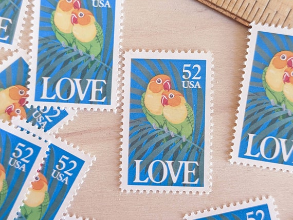10 Love Parrot 1994 Unused Postage Stamps - Etsy