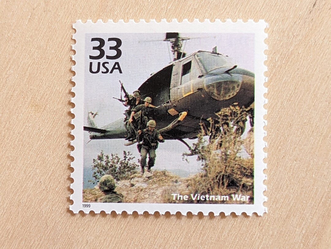 5 the Vietnam War Stamps, 33 Cent, 1998, 1960s Celebrate the Century ...