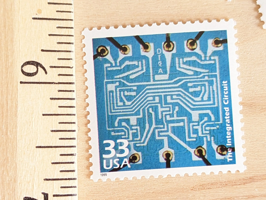 5 Intergrated Circuit Stamps, 33 Cent, 1998, 1960s Celebrate the ...