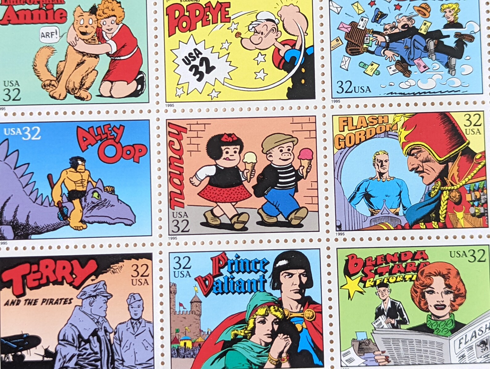 Comic Strip Classics Stamp Sheet of 20 Stamps 1995 32 Cent - Etsy Canada