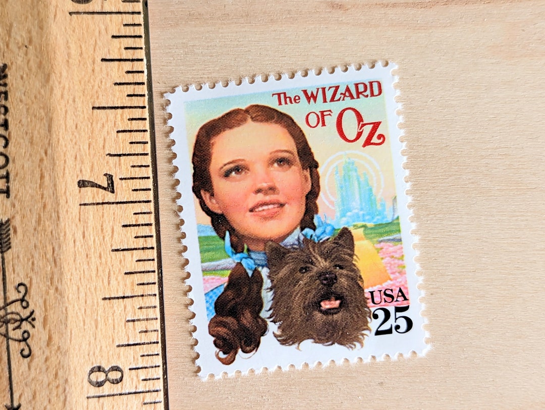 10 the Wizard of Oz Stamps, 1990 Unused Postage Stamps, 25 Cent Stamps ...