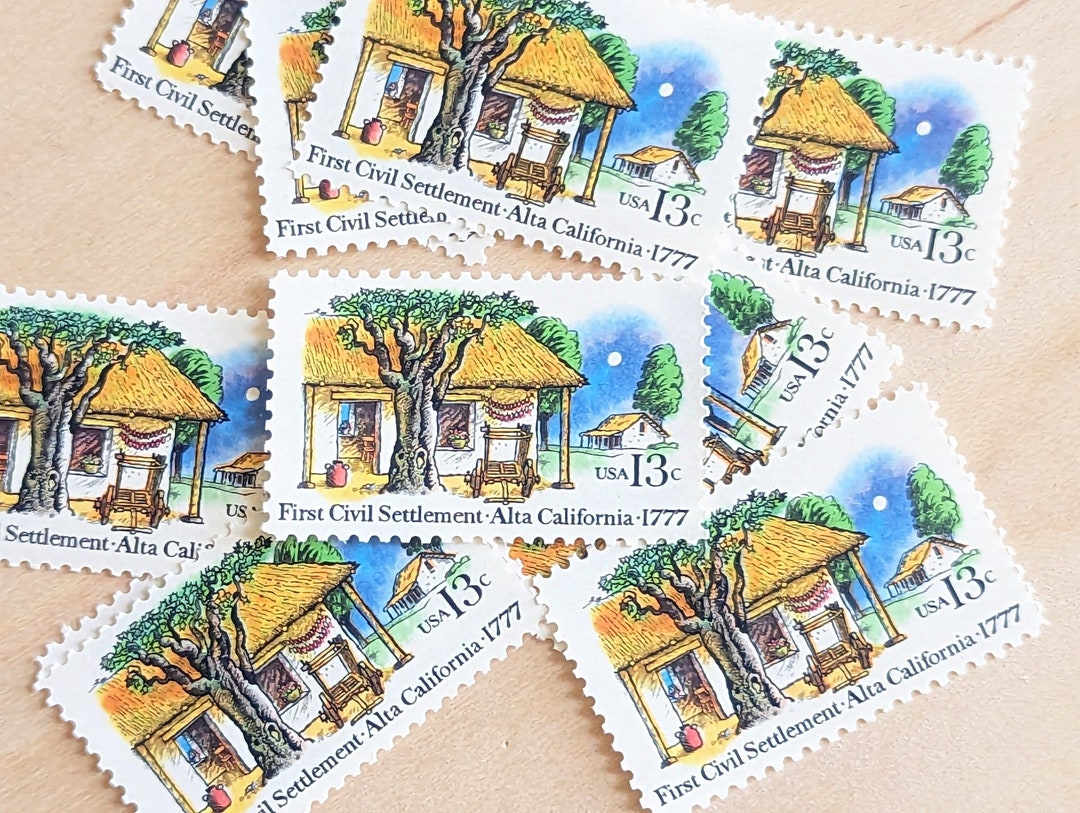 10 First Civil Settlement Stamps, Alta California, Unused Postage ...