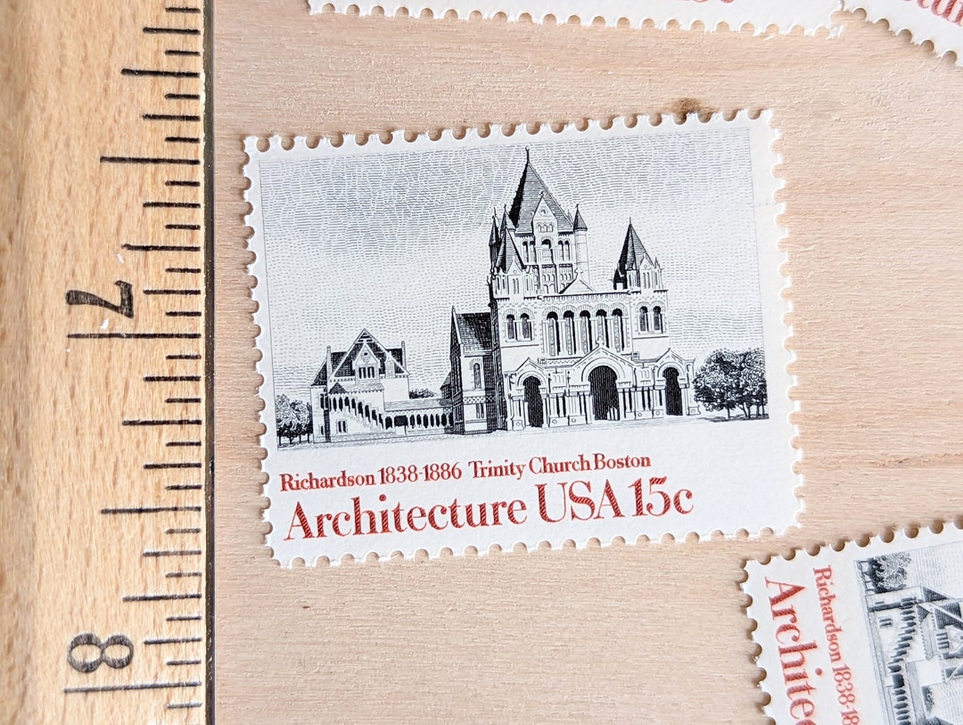 10 Trinity Church Architecture Stamps, 1979 Unused Postage Stamps, 15 ...