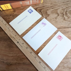 Unused Government Postal Cards, 2, 3, 4 Cent Stamped Postcards ...