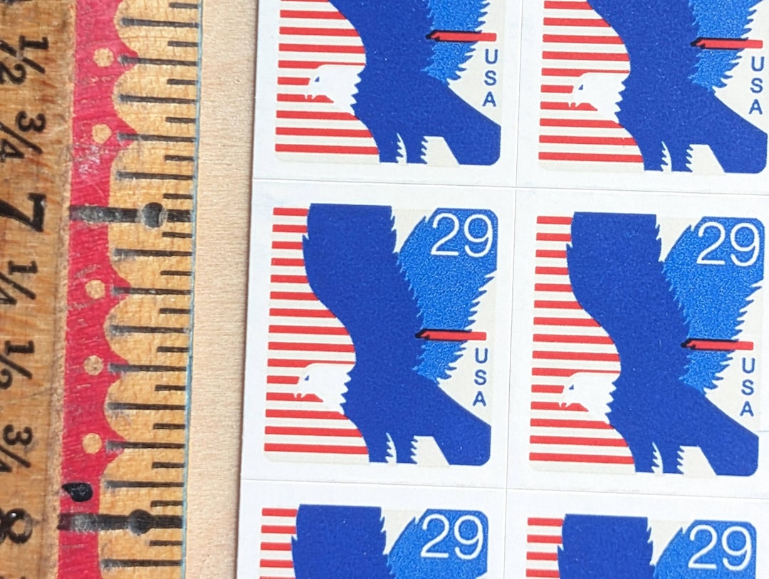Booklet of 18 USA Bald Eagle Stamps, 29 Cent US Postage Stamps, 1994 ...