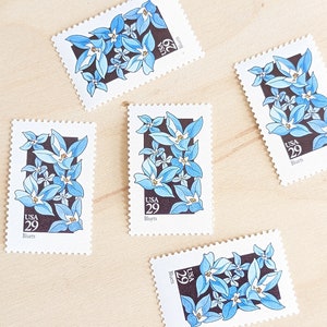 5 Bluets Wildflower, 29 Cent Stamps, 1992, USA Postage Stamps - Etsy