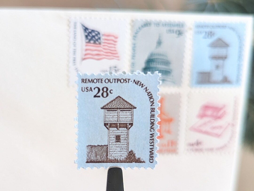 10 Remote Outpost - New Natino Building Westward Stamps, 1977 Unused ...