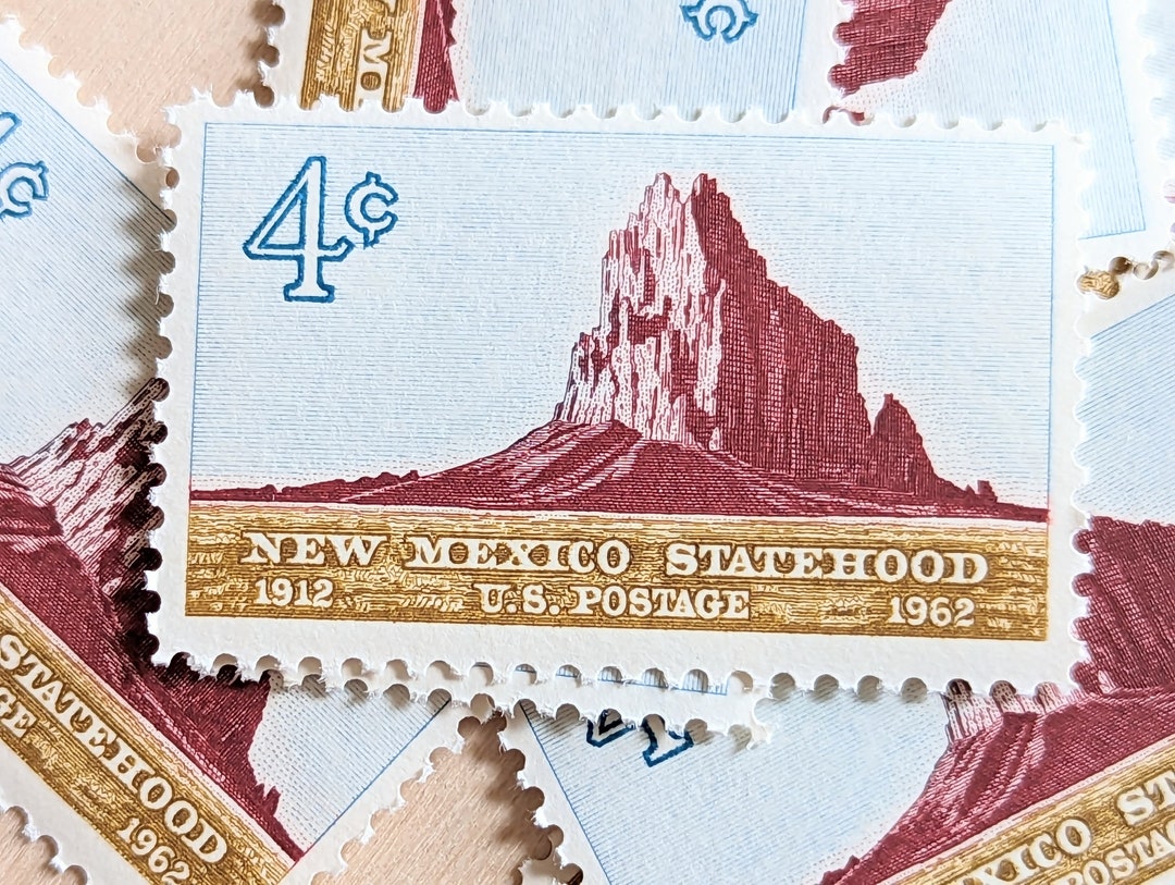10 New Mexico Statehood Stamps, 1962 Unused Postage Stamps, 4 Cent ...