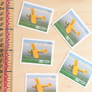5 Cub Classic American Aircraft Stamps, Unused US Postage Stamps, 1996 ...