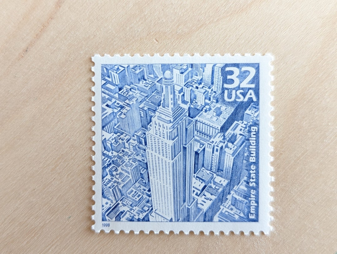 5 Empire State Building Stamps 32 Cent 1998 1930s Celebrate - Etsy