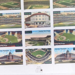 Baseball's Legendary Playing Fields Unused Postage Stamp Sheet, 2000 ...
