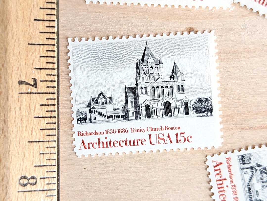 10 Trinity Church Architecture Stamps, 1979 Unused Postage Stamps, 15 ...