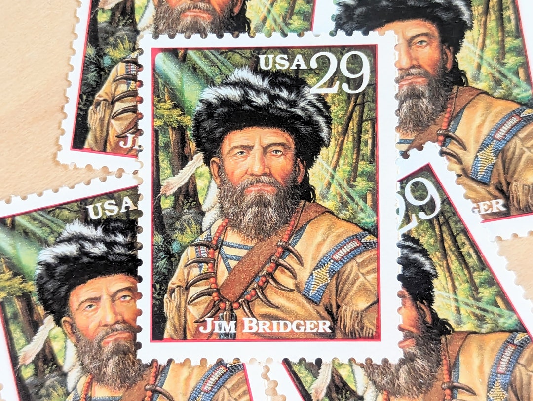 5 Jim Bridger Stamps 1994 Unused Postage Stamps 29 Cent - Etsy