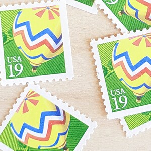 10 Hot Air Balloon Stamps, 1991 Unused Postage Stamps, Hot Air Balloon ...