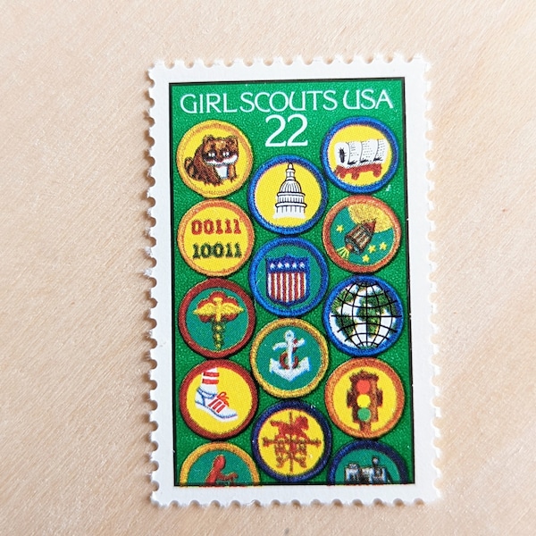 Girl Scout Stamp - Etsy