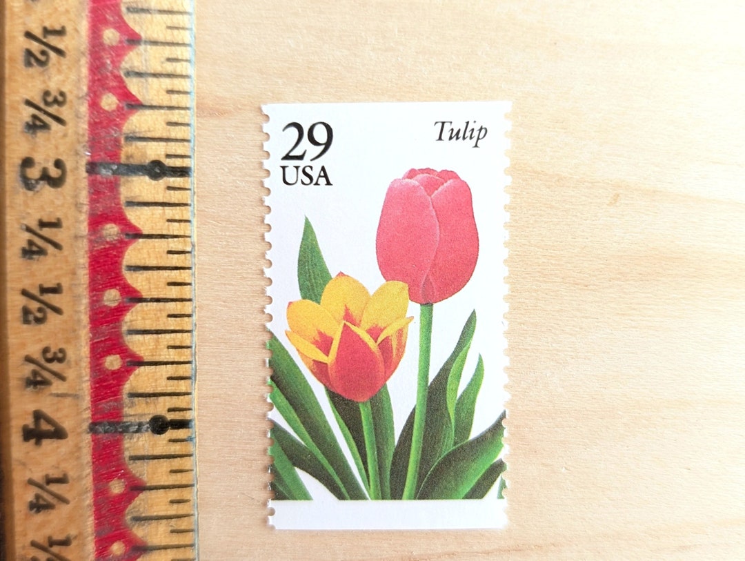 5 Tulip Stamps, Unused Postage Stamps, 29 Cent Stamps, Flower Stamps ...