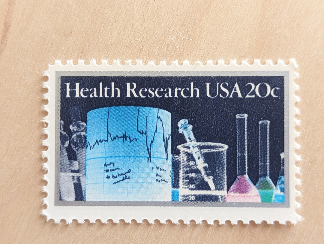 10 Health Research Stamps, 1984 Unused Postage Stamps, 20 Cent Stamps ...