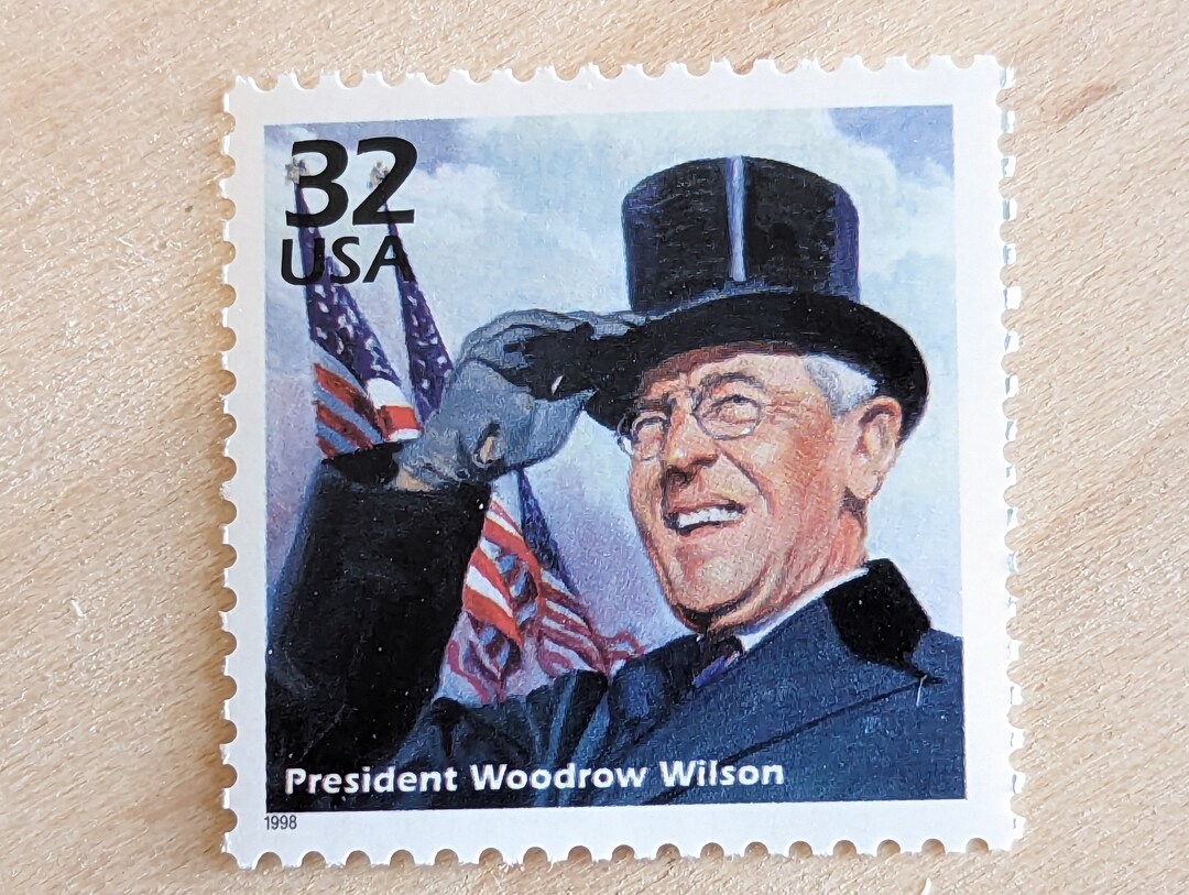 5 Woodrow Wilson, 32 Cent, 1998, 1910s Celebrate the Century, Unused ...