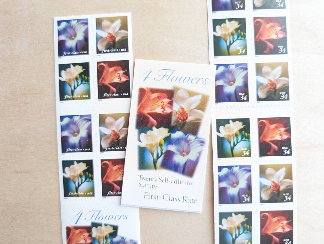 Booklet of 20 Lily Stamps, Vintage Unused USPS 34 Cent Postage, 2000 ...