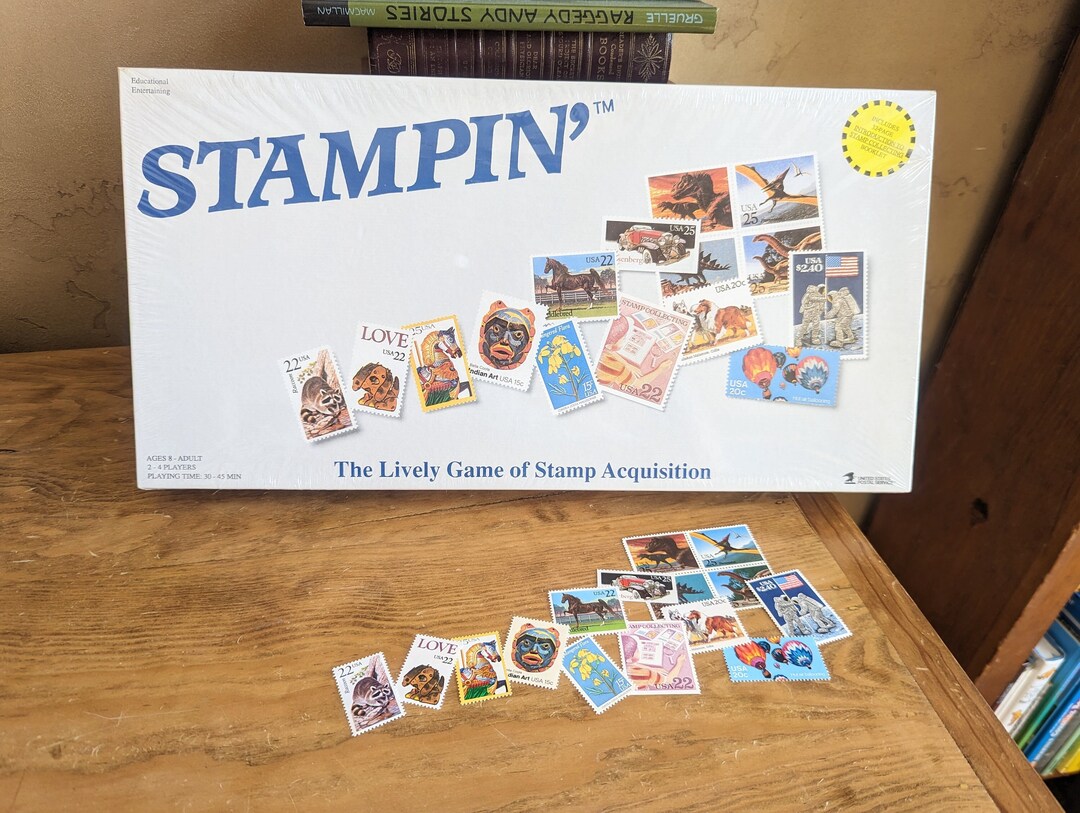 Stampin' USPS Board Game & Vintage Stamps Featured on the Cover of the ...