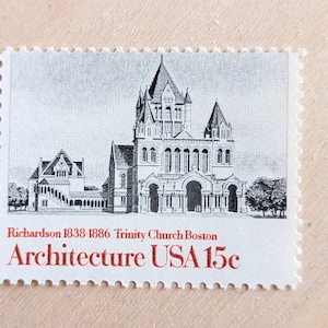 10 Trinity Church Architecture Stamps, 1979 Unused Postage Stamps, 15 ...