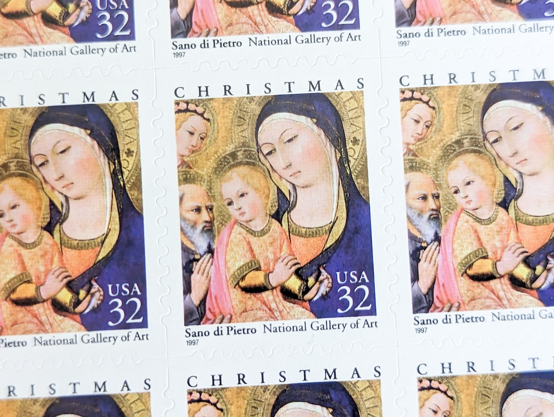 Sheet of 20 Sano Di Pietro Madonna and Child Stamps, 1996 Unused ...
