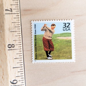 5 Bobby Jones Stamps 32 Cent 1998 1930s Celebrate the - Etsy