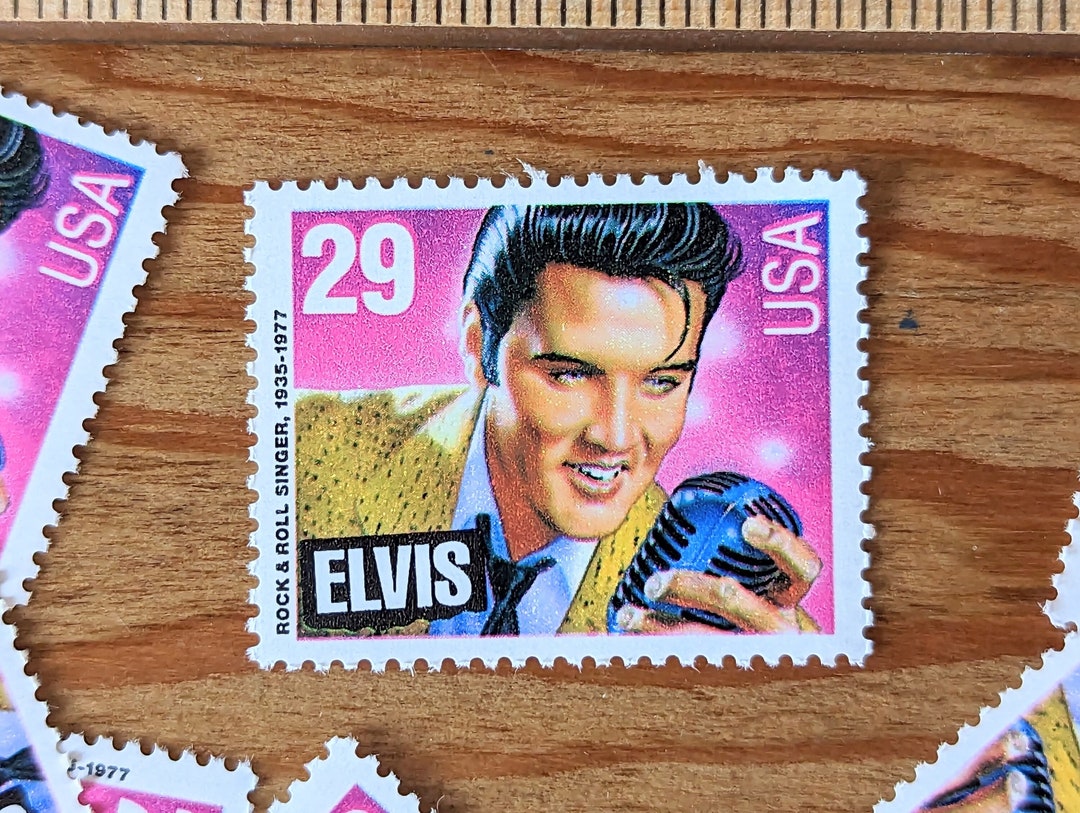 10 Elvis Presley Stamps 29 Cent 1992 Unused Postage Stamps - Etsy