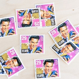 10 Elvis Presley Stamps, 29 Cent 1992 Unused Postage Stamps - Etsy