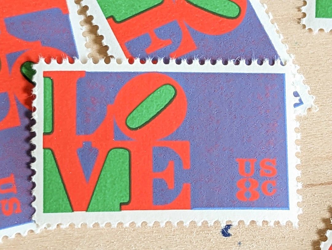 10 Love, 8 Cent, 1973 Unused Postage Stamps - Etsy