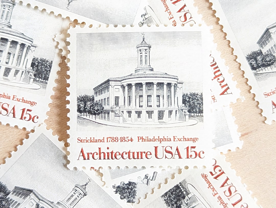 10 Philadelphia Exchange Architecture Stamps, 1979 Unused Postage ...